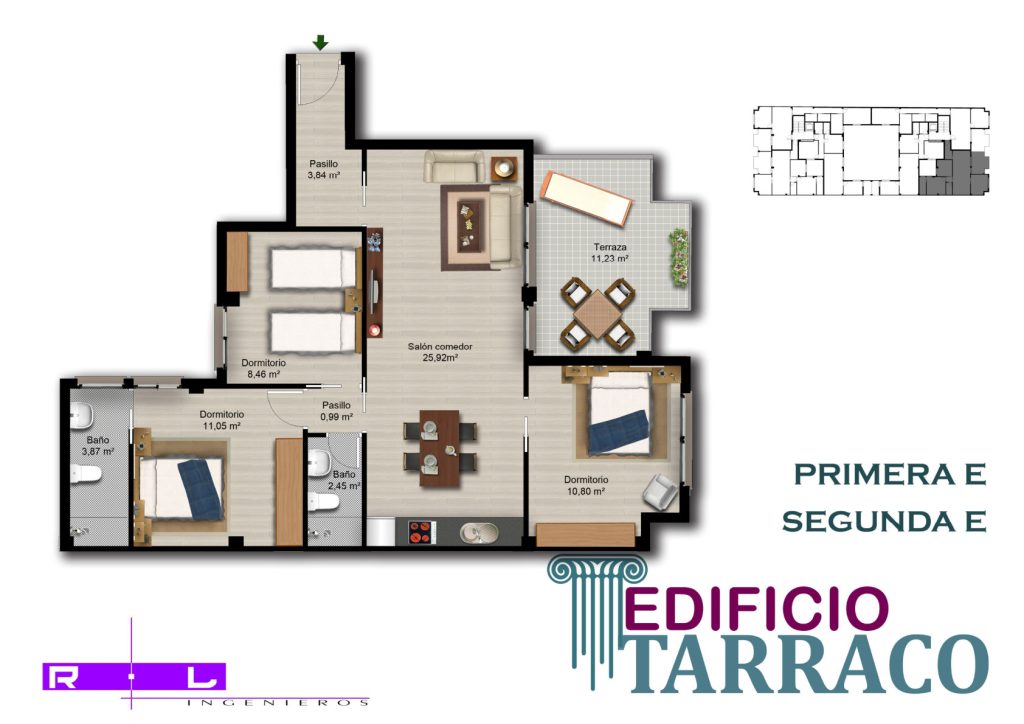PRIMERA E Y SEGUNDA E – Edificio Tarraco | Romero López Ingenieros